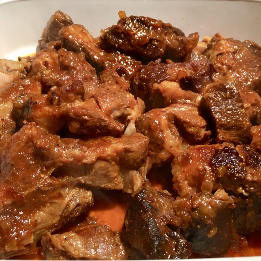Country-Style Ribs with Homemade BBQ Sauce in a Slow Cooker