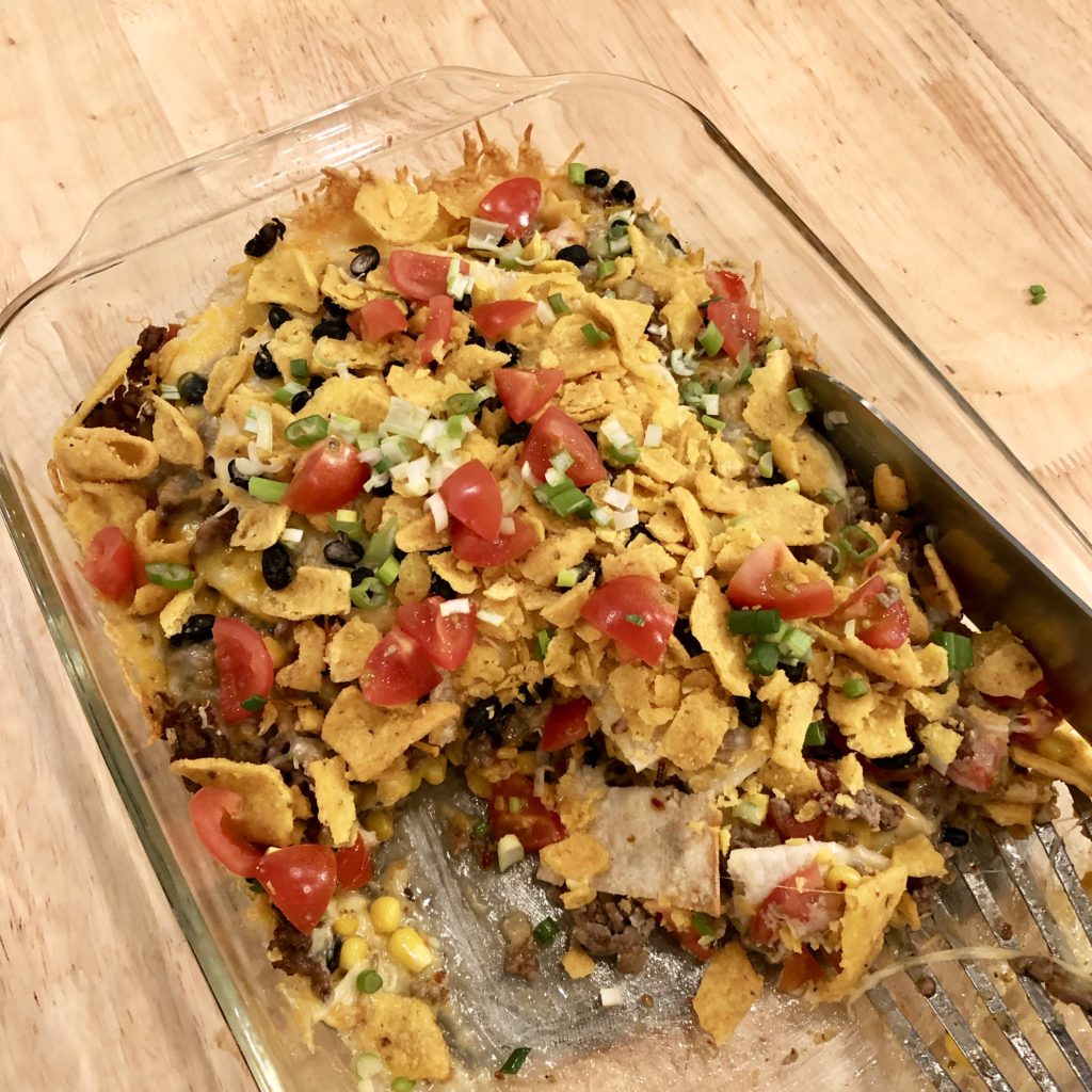 Cheesy Taco Casserole Blythes Blog