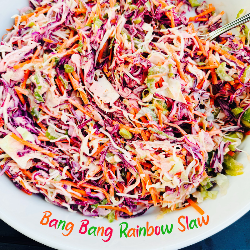 Bang Bang Rainbow Slaw - Blythes Blog